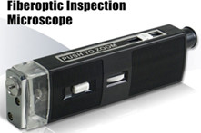 HR - 200X Fiber Optic Inspection Microscope Designed With Film Control Dial To Hold Focus