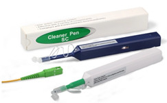 Light Weight Fiber Optic Cleaning Pen Extendable Tip Reaches Recessed Connectors